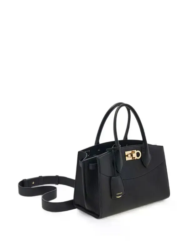 FERRAGAMO Gancini Leather Shoulder Bag