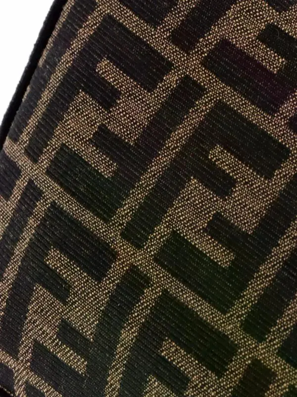 Fendi Zucca Canvas Mini Baguette Crossbody Bag - Brown