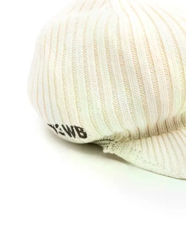 Y3 X Wales Bonner Ribbed-knit Beanie Hat