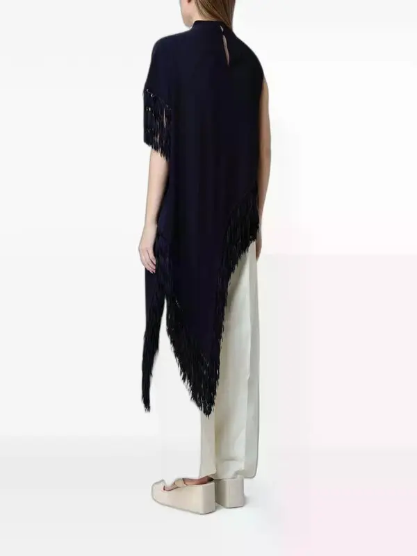 BOSS Asymmetric Hem High Neck Sleeveless Top