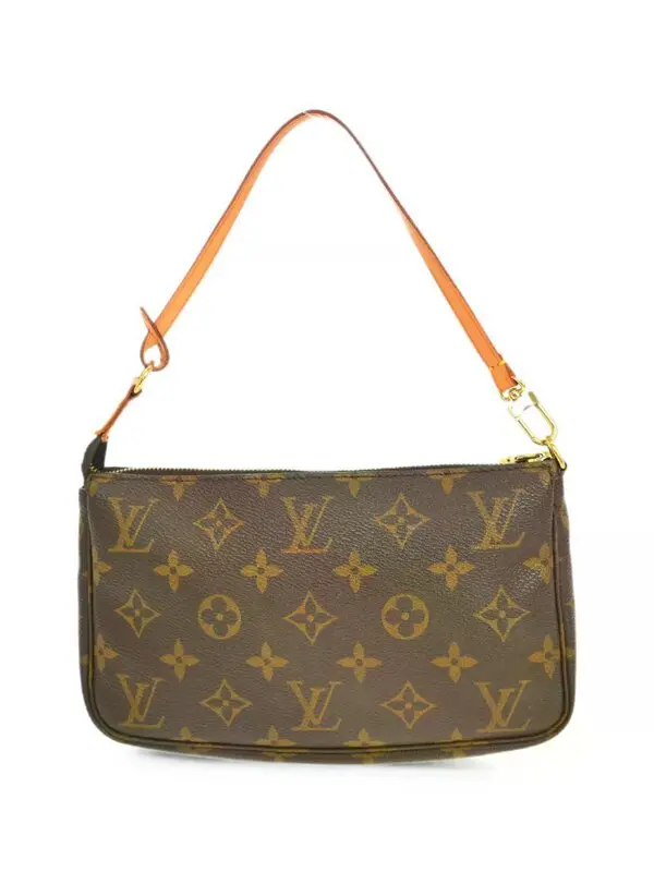 LOUIS VUITTON 2002 Pochette Accessoires Handbag - Brown