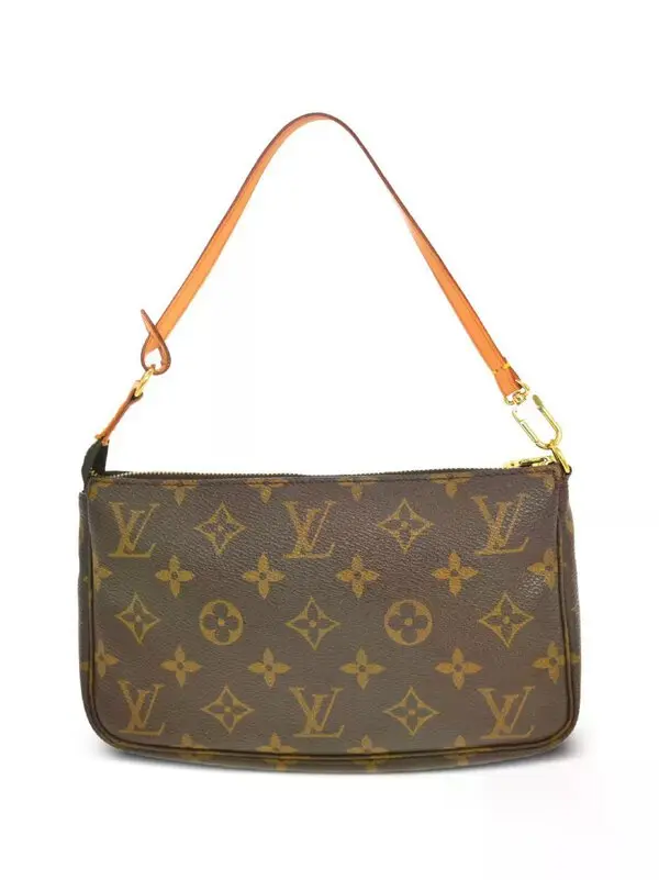 LOUIS VUITTON 2002 Pochette Accessoires Handbag - Brown