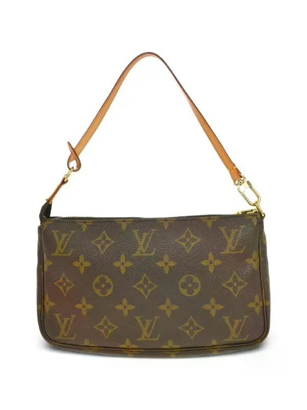 LOUIS VUITTON 2002 Pochette Accessoires Handbag - Brown