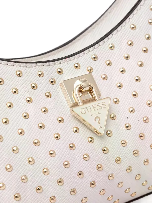 Guess Patsie Stud-embellished Logo-plaque Tote Bag