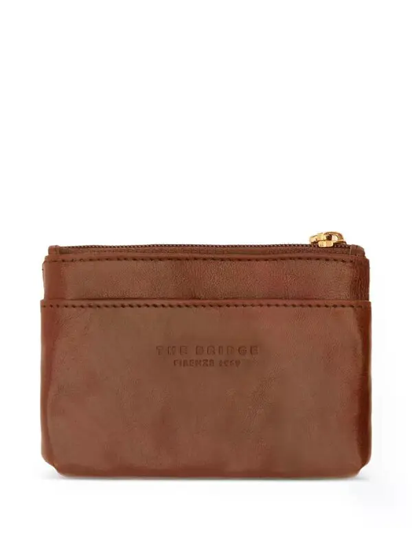THE BRIDGE Double-zip Leather Keyring
