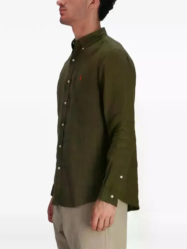 Polo Ralph Lauren Embroidered-logo Button-down Shirt