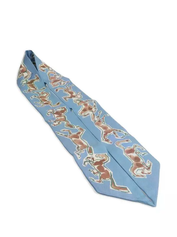 Hermès Twilly Horse-print Scarf