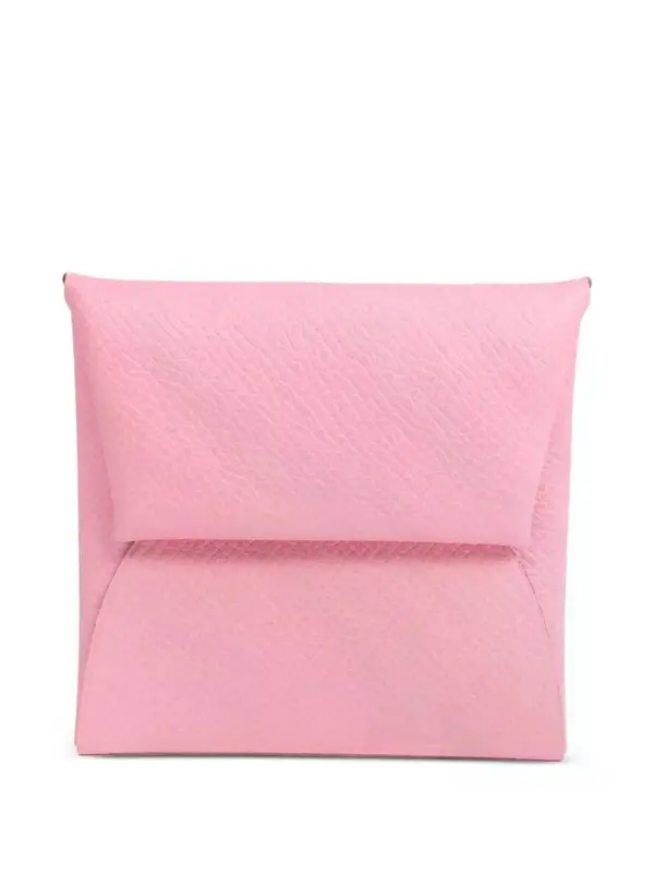 Hermès 2011 Bastia Leather Coin Wallet - Pink