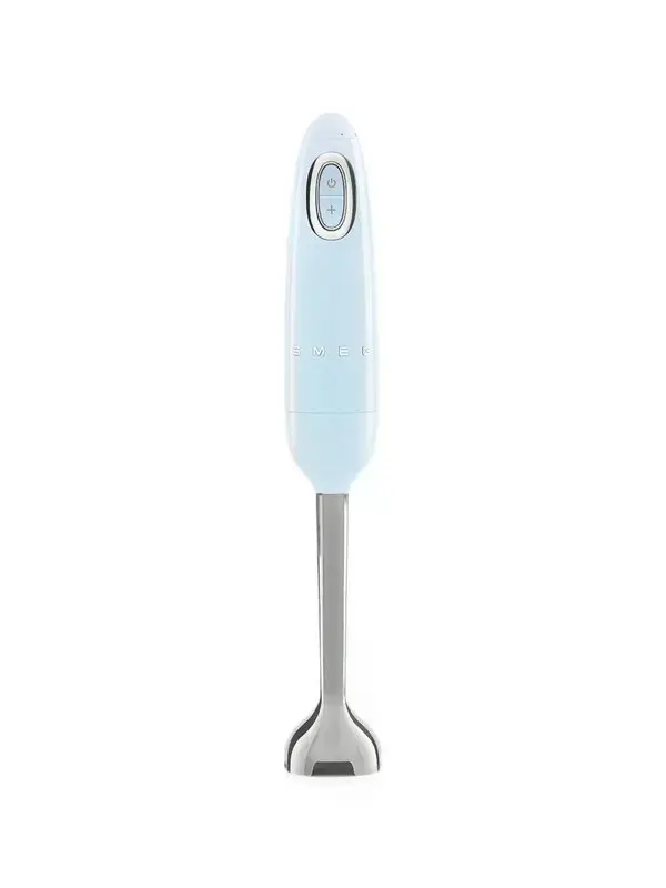 SMEG Logo-plaque Hand Blender - Blue