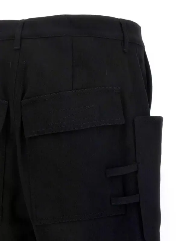 Rick Owens Stefan Frayed-hem Cargo Shorts