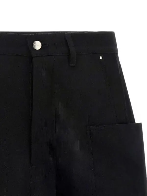 Rick Owens Stefan Frayed-hem Cargo Shorts