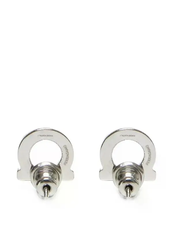 FERRAGAMO Gancini Crystal-embellished Earrings