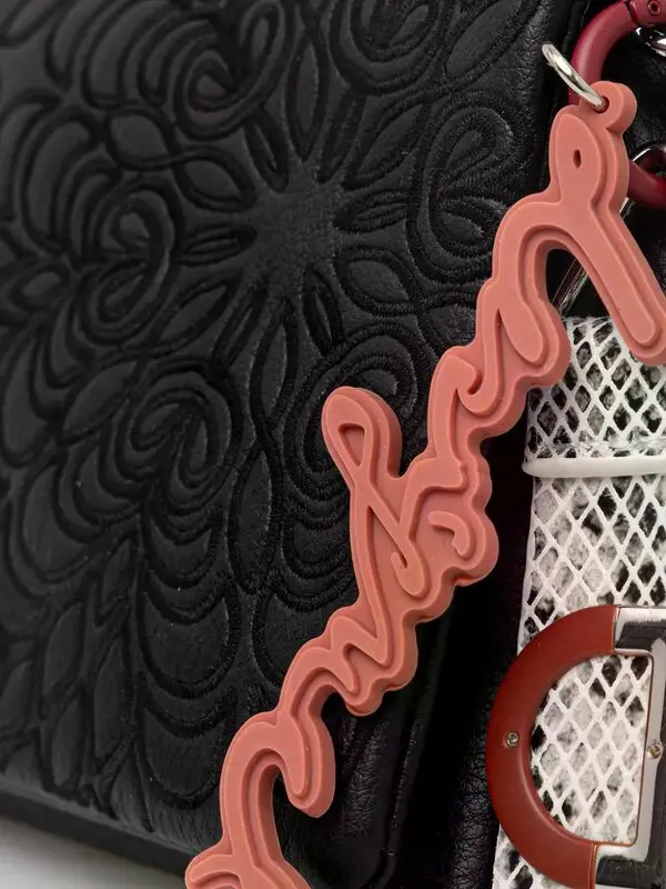 Desigual Embossed Design Shoulder Bag