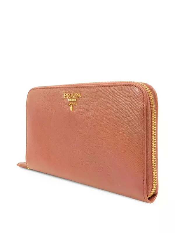 Prada Saffiano-leather Zip-around Wallet