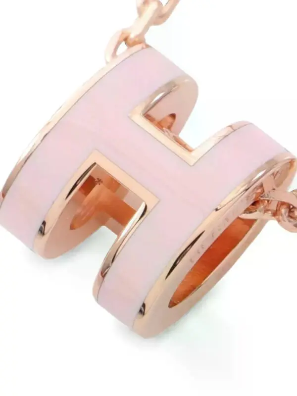 Hermès 2010s Mini Pop H Necklace