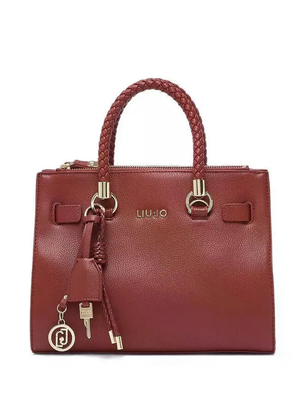 Liu Jo Logo Charm Satchel Bag - Red