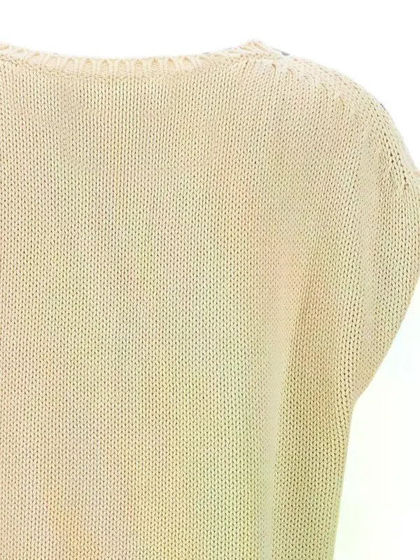KANGRA Sequin Embellished Patchwork Sweater