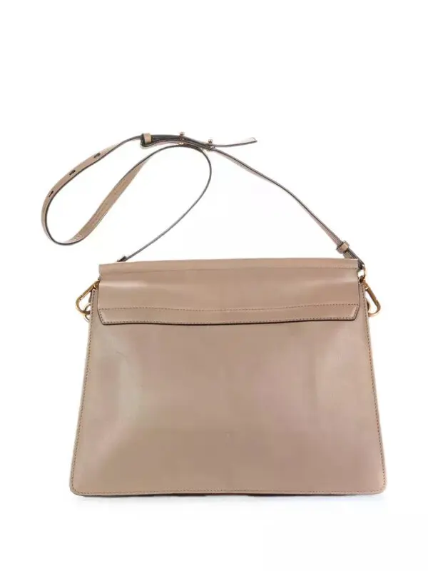Chloé Faye Patchwork Shoulder Bag - Neutrals