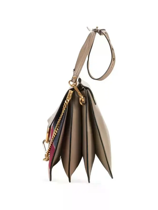 Chloé Faye Patchwork Shoulder Bag - Neutrals