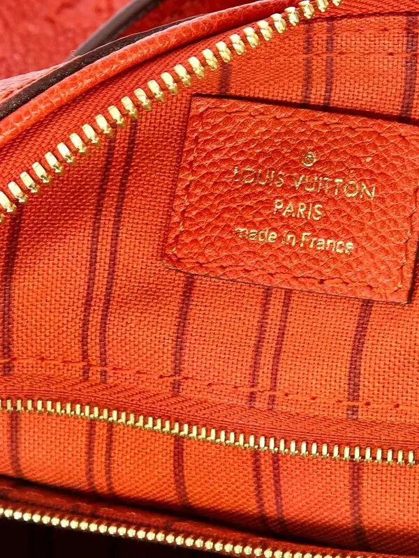 LOUIS VUITTON Speedy Bandouliere Bag Monogram Empreinte Leather 25 Shoulder Bag - Orange