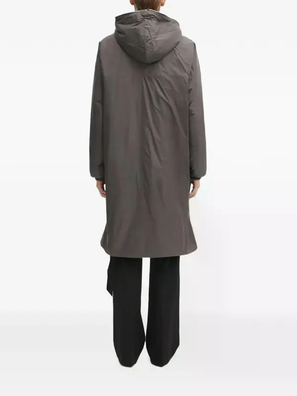 Rick Owens Hooded Zip-up Windbreaker Coat