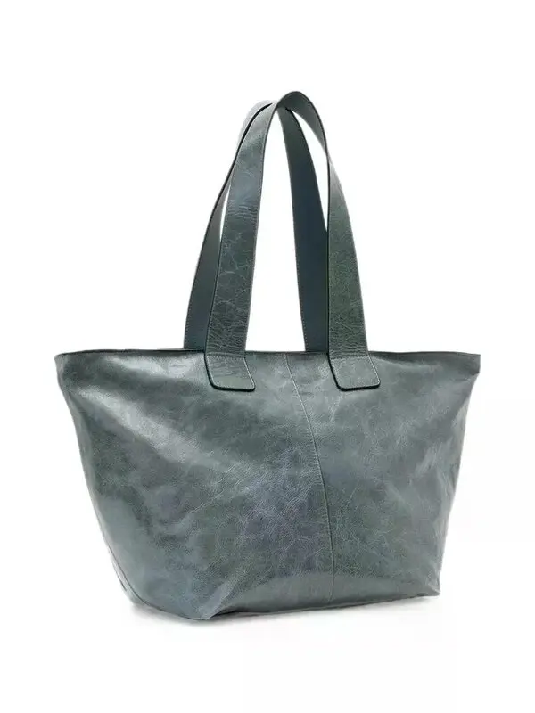 ALLSAINTS Crinkled Leather Tote Bag