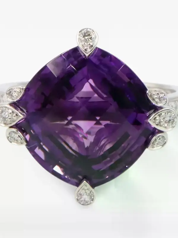 Cartier Diamond-embellishment Ring - Silver