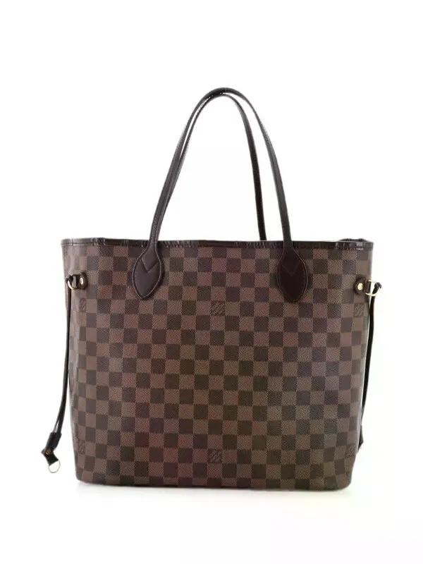 LOUIS VUITTON Damier Neverfull Mm Tote Bag