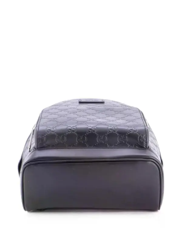 Gucci Signature Pocket Ssima Leather Backpack