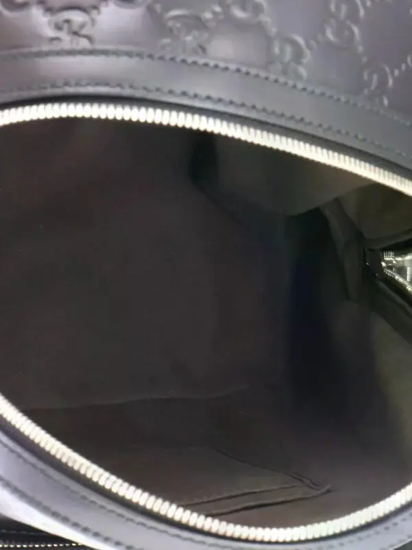 Gucci Signature Pocket Ssima Leather Backpack
