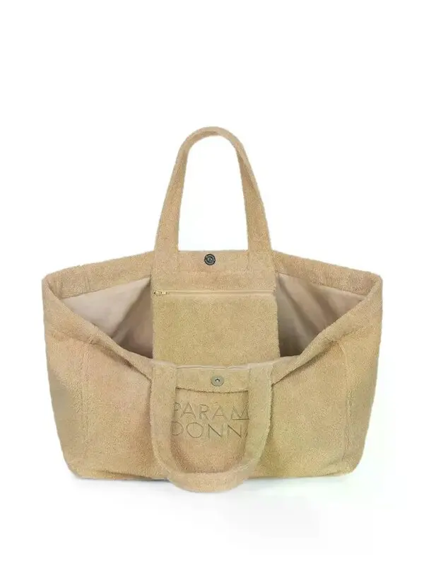 PARAMIDONNA Logo Embroidered Tote Bag