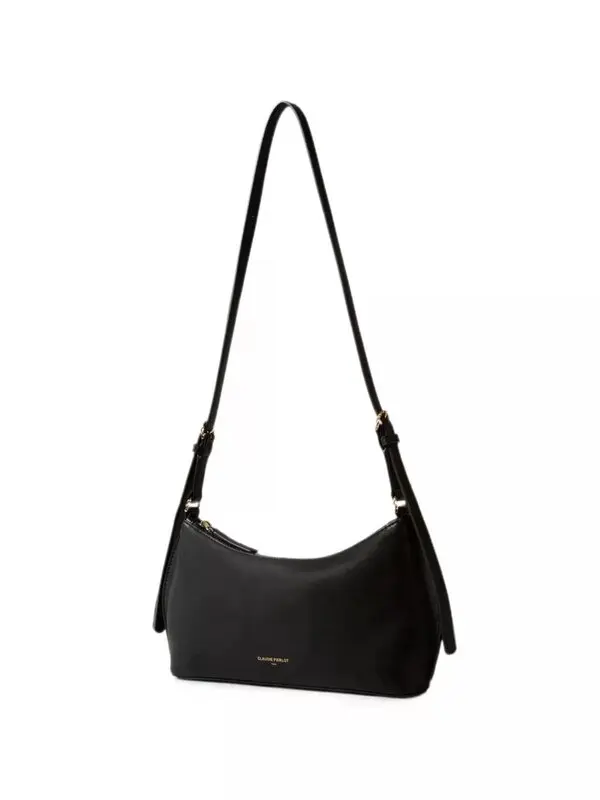 Claudie Pierlot Soft Smooth Leather Shoulder Bag - Black