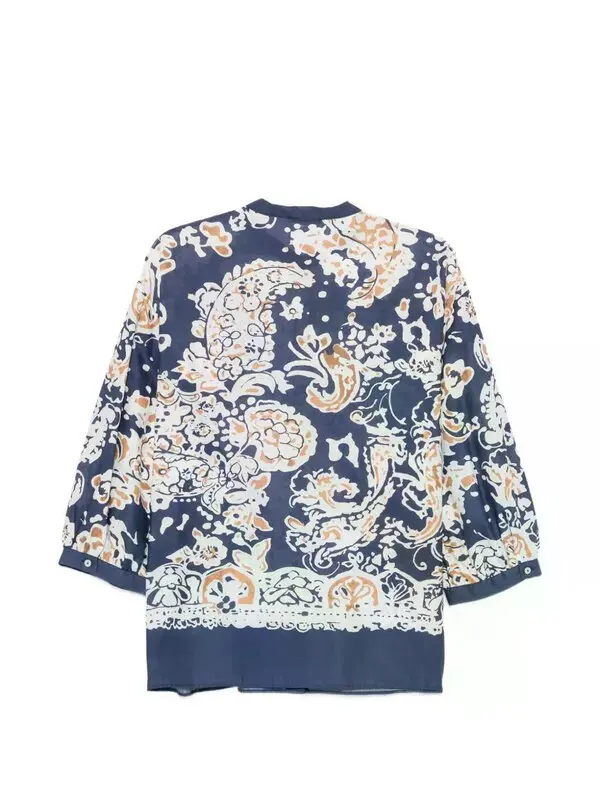 ZANETTI Paisley Print Shirt
