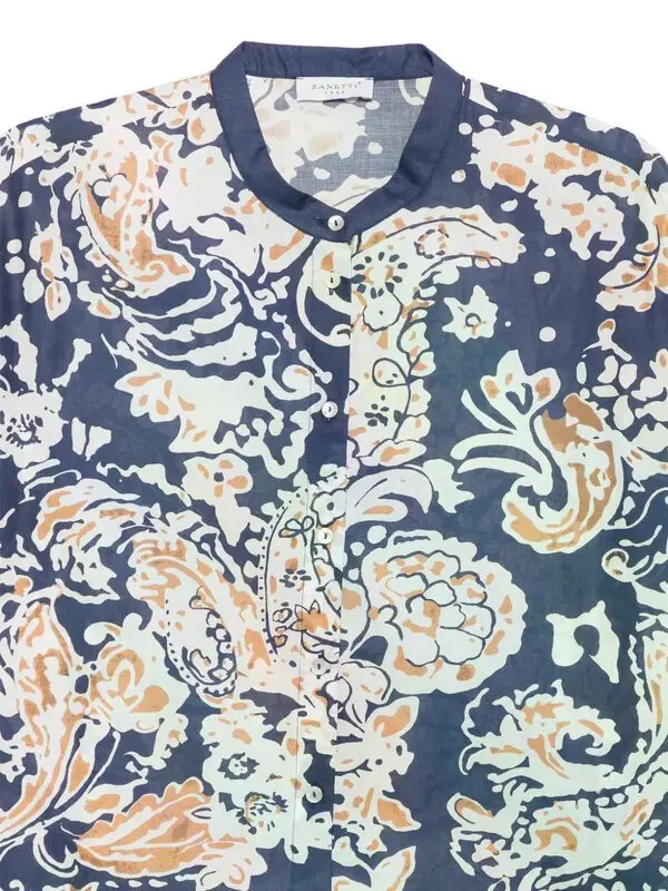 ZANETTI Paisley Print Shirt