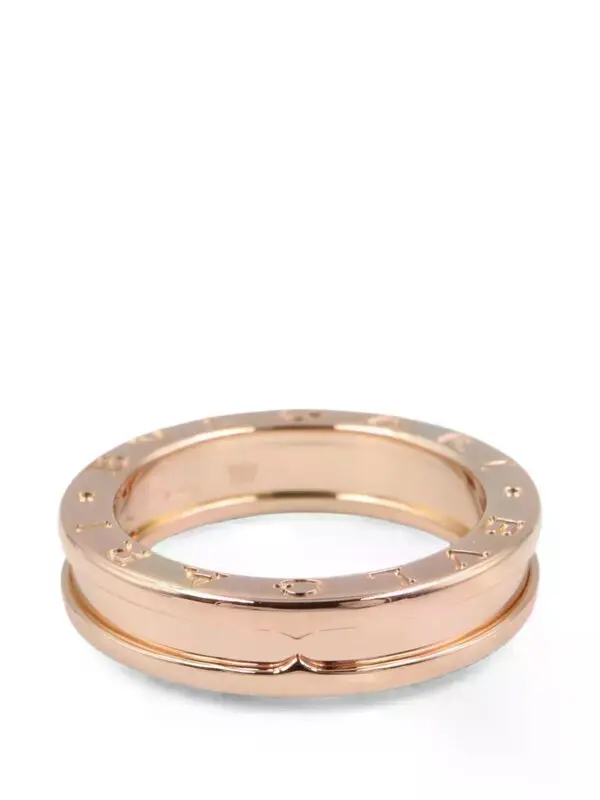 BVLGARI 18k Rose Gold B.zero1 Spiral Ring