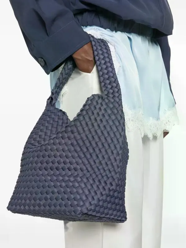 MARREA Woven Shoulder Bag