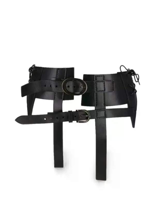 TOM FORD Buckle-fastening Lace-up Belt - Black