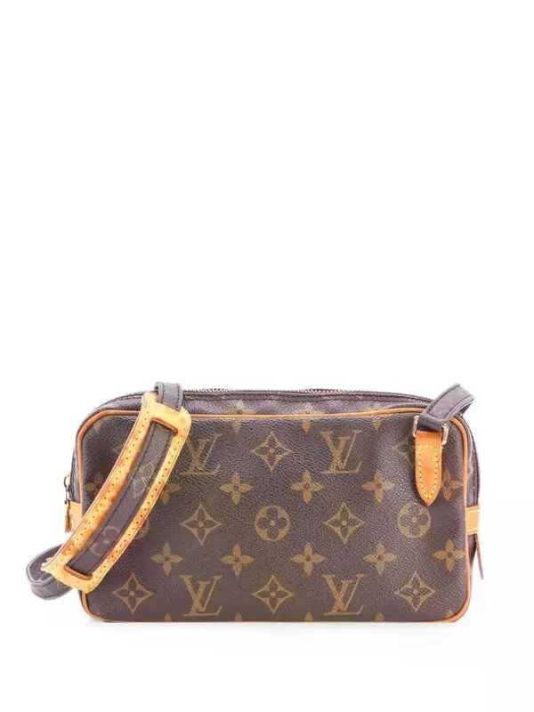 LOUIS VUITTON Monogram Canvas Pochette Marly Bandouliere Bag - Brown