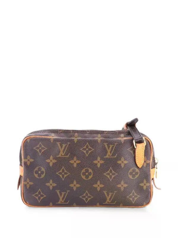 LOUIS VUITTON Monogram Canvas Pochette Marly Bandouliere Bag - Brown