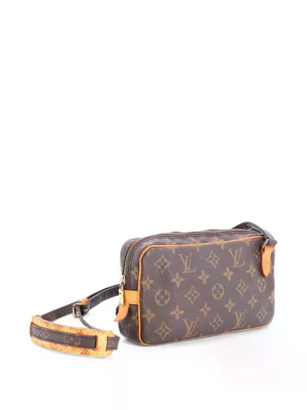 LOUIS VUITTON Monogram Canvas Pochette Marly Bandouliere Bag - Brown