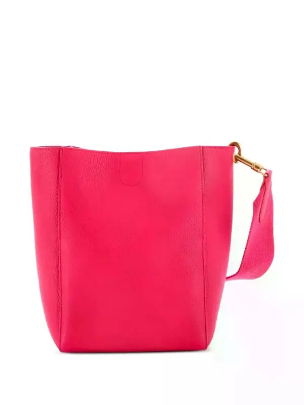 Celine Sangle Seau Bag In Goatskin - Pink