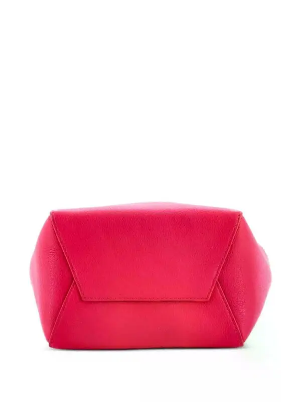 Celine Sangle Seau Bag In Goatskin - Pink