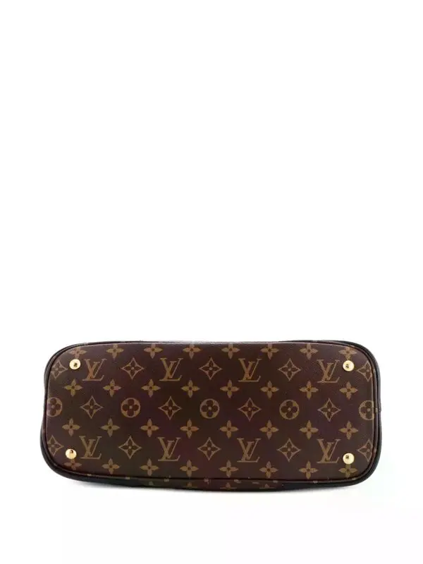 LOUIS VUITTON Monogram Canvas Flandrin Tote Bag - Black