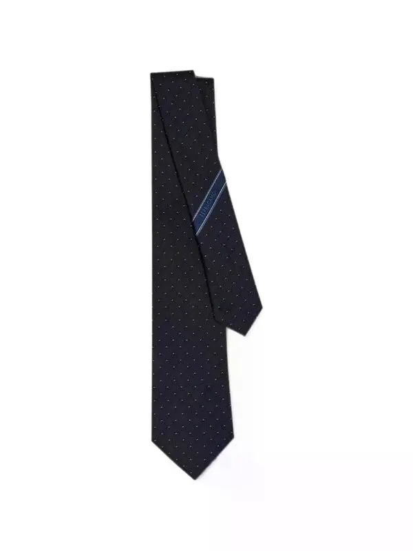 FERRAGAMO Gancini Silk Jacquard Neck Tie