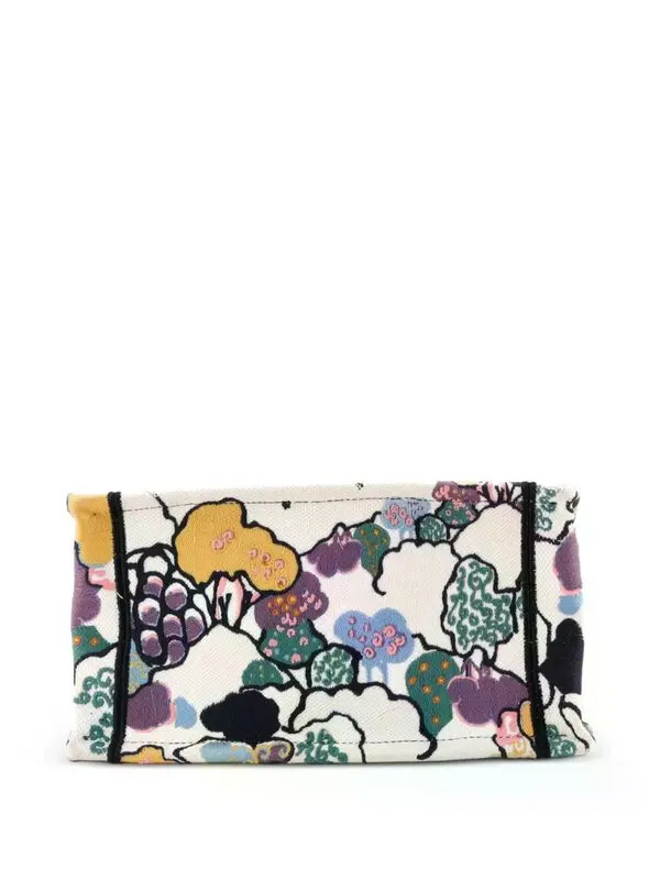 Dior Book Embroidered Canvas Small Tote Bag - Multicolour