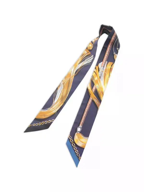 Hermès 2020s Cavalcades Twilly Scarf