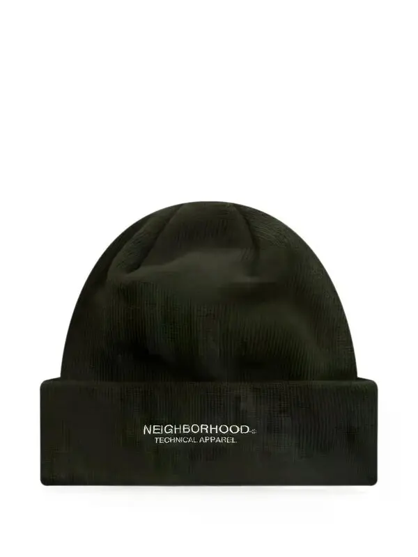 NEIGHBORHOOD Logo Embroidered Beanie Hat