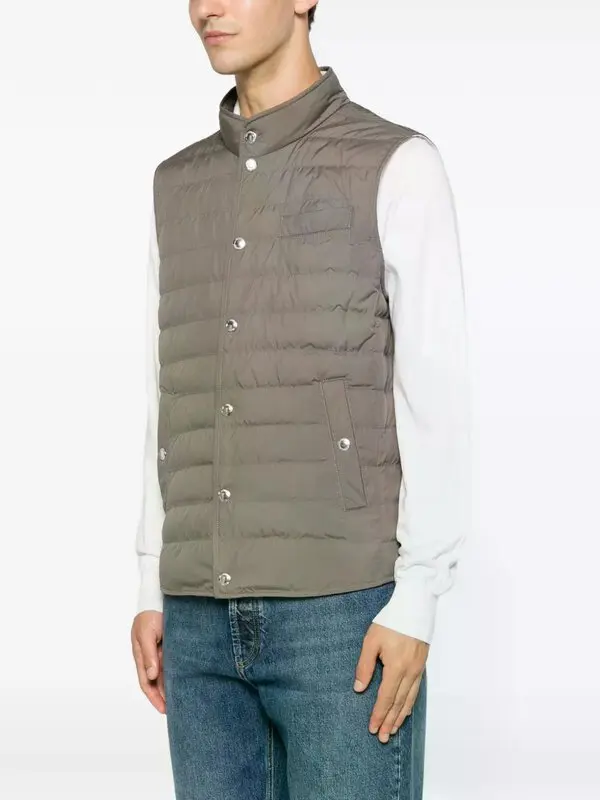Brunello Cucinelli Quilted Sleeveless Gilet