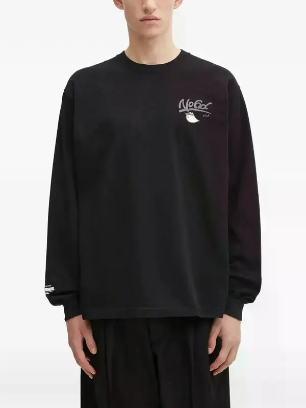 NEIGHBORHOOD Graphic-print Long-sleeve T-shirt - Black