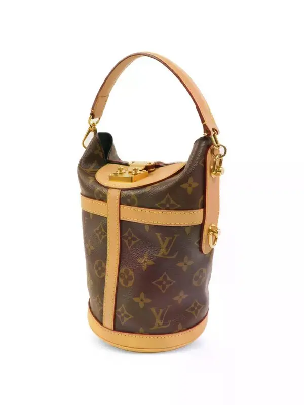 LOUIS VUITTON Monogram Duffle Tote Bag - Brown